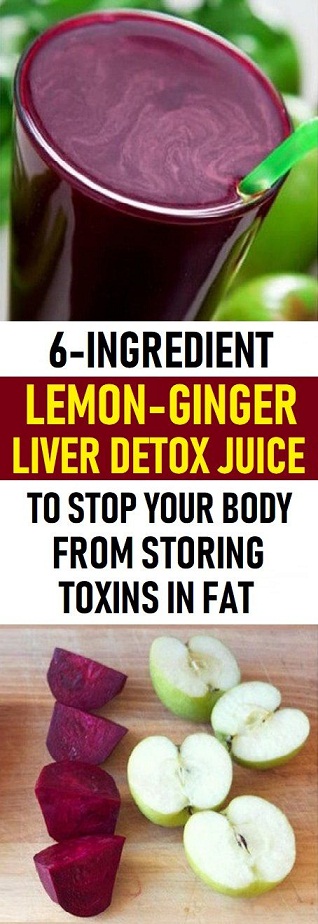 6-ingredient Lemon-Ginger Liver Detox Juice to Stop Your Body From ...